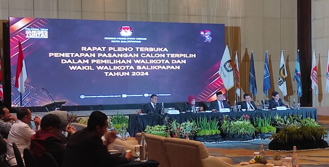 KPU Balikpapan Tetapkan Rahmad Mas’ud dan Ir Bagus Susetyo Sebagai Pasangan Calon Terpilih Wali ...